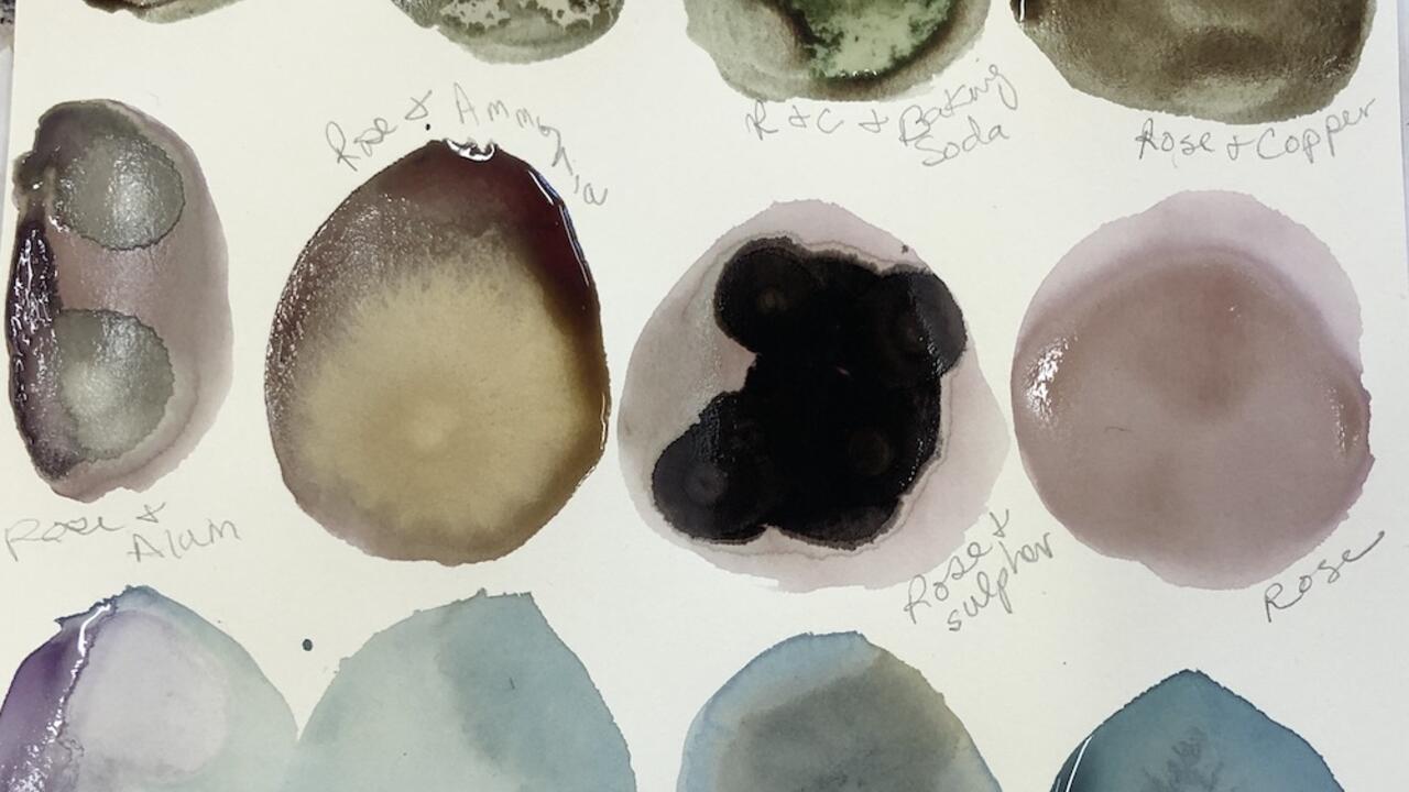 Natural Dyes & Pigments Letterpress Workshop | OXY ARTS