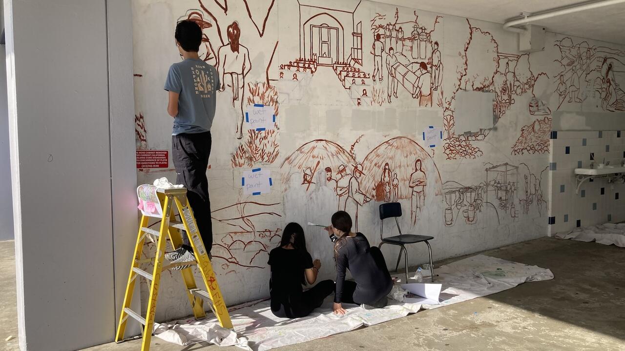 Franklin High School Mural Project: A Community Celebration | OXY ARTS